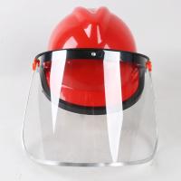 China PVC Protective Support Screen Transparent Welding Mask 0.5kg Handheld Double Glass for sale