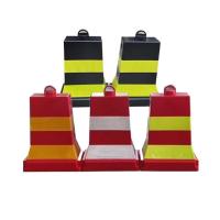 China Plastic Water Filled Traffic Barricade Safety Barrier 840mm Height 400mm Length for sale
