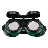 China PVC Frame Welding Goggles with No.5 Shade 50mm Lens and Flip-Front Design for Industrial Safety for sale