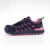 China Fiberglass Headband Anti Impact Anti Puncture Work Shoes Flyknit Upper Rubber Outsole for sale