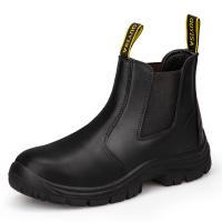 China Cowhide High Top Anti Smashing Anti Static Safety Shoes Steel Toe CE EN ISO 20345 for sale