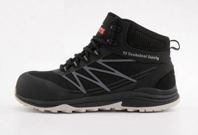 China Protective Black Safety Shoes Men Anti Impact Anti Puncture CE EN ISO 20345 2011 for sale