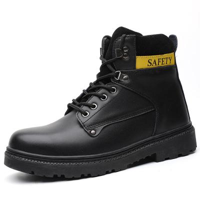 China Breathable And Lightweight High-Top Work Shoes Cowhide Welding Shoes for sale