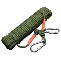 China 8mm Steel Wire Core Fire Escape Rope 30m Length Military Grade Emergency Evacuation Climbing Rope for sale