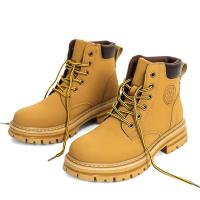 China Genuine Leather Martin Boots Outdoor Hiking Shoes Thick Rubber Sole 1kg Anti Slip for sale