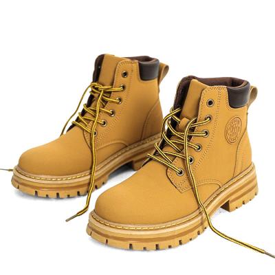 China Genuine Leather Martin Boots Outdoor Hiking Shoes Thick Rubber Sole 1kg Anti Slip for sale
