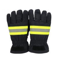China Reflective Rescue Gloves Fire Rescue Protective Gloves for sale