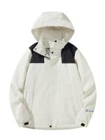 China Unisex Outdoor Mountaineering Jacket Waterproof 1000mm Quick Dry Windproof Hooded Adult for sale