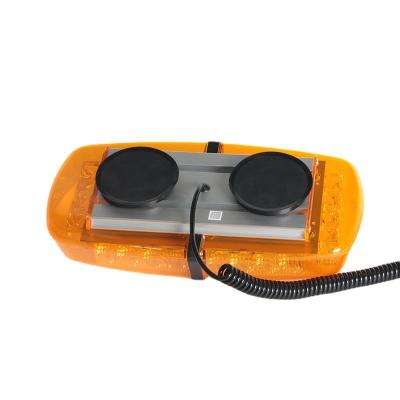 China 12V 40 LED Engineering Vehicle Yellow Flashing Light Magnetic Car Mounted Warning Alarm for sale