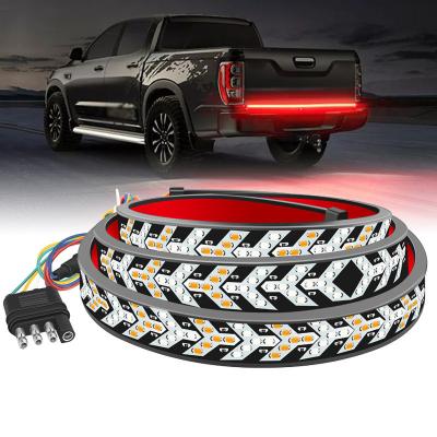 China 12V DC 150cm 432LED Truck Tailgate Light Strip Red Yellow White Triple Mode Waterproof IP67 for sale