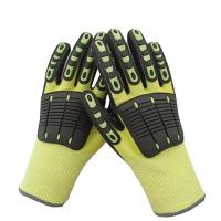 China Anti-Smash Anti-Cut Mechanical Gloves Nylon PU Size M-XL Impact Discharge Rescue Gloves for sale