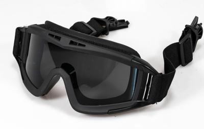 China Fast Helmet-Compatible Tactical Goggles with Anti-Fog Mirror Lens -10℃ to 42℃ Temperature Range 600 FPS Impact Resistance for sale