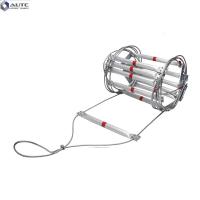 China Steel Wire Fire Escape Ladder 800kg Capacity 3-15m Length Aluminum Alloy Rescue Ladder for sale