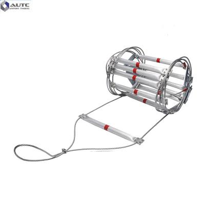 China Steel Wire Fire Escape Ladder 800kg Capacity 3-15m Length Aluminum Alloy Rescue Ladder for sale