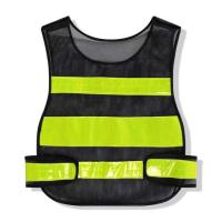 China Breathable Mesh Reflective Safety Vest XL-XXXL for Traffic Road Security Duty Patrol for sale