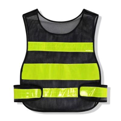 China Breathable Mesh Reflective Safety Vest XL-XXXL for Traffic Road Security Duty Patrol for sale