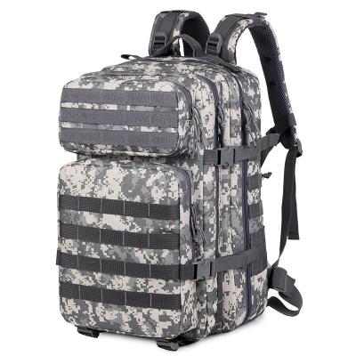 China Large Capacity 40L Outdoor Tactical Backpack - Camouflage Multi-Pocket Hiking Bag with Custom Design Options for sale