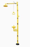 China ABS Plastic Composite Emergency Eye Washer 2300mm Height for Laboratory and Industrial Safety for sale