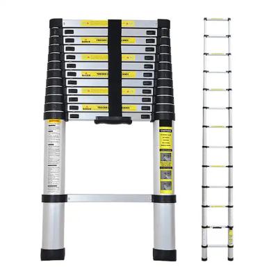 China Aluminum Telescopic Folding Ladder 2m to 6.2m 150kg Load Portable Retractable Step Ladder for sale