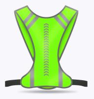 China High Visibility Reflective Safety Vest 200m Visibility Mesh Breathable Waterproof for Running Cycling for sale