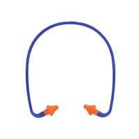 China Orange Tapered Foam Ear Plugs with PP Band - Standard Size Hearing Protection for Industrial Work and Travel for sale