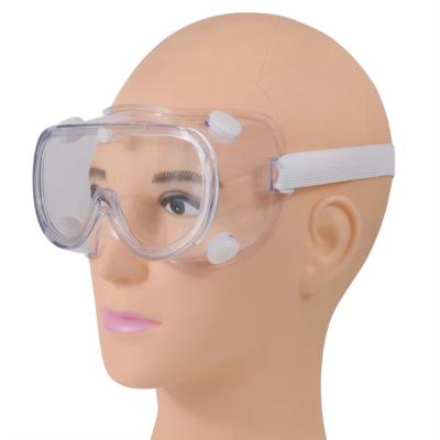 China ANSI Z87.1 Certified Medical Safety Glasses with Anti-Fog PC Lens and PVC Frame - 17x7x3cm Package Size for sale