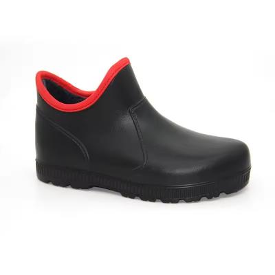 China Unisex Custom Waterproof Garden Rain Boots with Warm Fur Lining Lightweight EVA Size 36-46 for sale