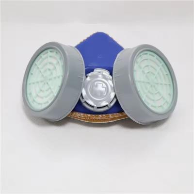 China Laboratory Chemical Industrial Gas Mask with Replaceable Filters - PVC/TPR Construction for Anti-Dust & Acid Gas Protection for sale