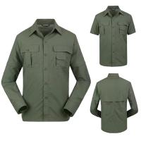 China Men's Outdoor Anti-UV Nylon Spandex Quick Dry Fishing Shirt S-4XL Long Sleeve Casual for sale