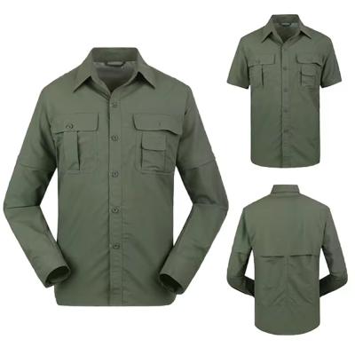 China Men's Outdoor Anti-UV Nylon Spandex Quick Dry Fishing Shirt S-4XL Long Sleeve Casual for sale