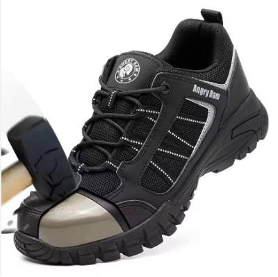 China Lightweight Breathable Safety Shoes Steel Toe Work Shoes Men Size EU35 48 Fly Knitting Fabric for sale