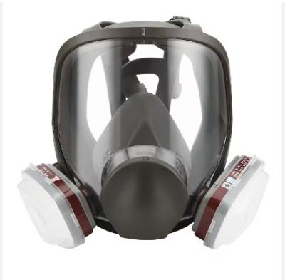 China PPE Anti-toxic Chemical Full Face Gas Mask PD-4006 with Filter, 560g Weight for Painting Applications for sale