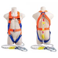 China Full Protection Five Point Safety Belt Anti Fall Device High Altitude 2m Rope Personal Protective for sale