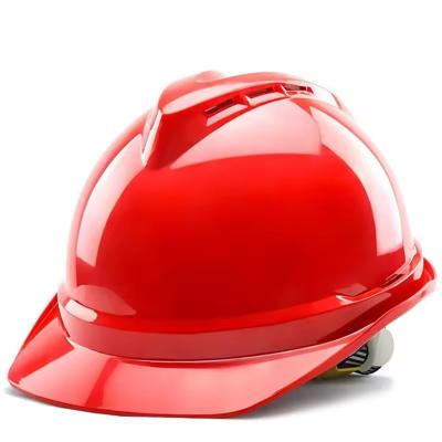 China V Shaped ABS Safety Helmet ANSI Certified Breathable Hard Hat for Construction 6 Point Suspension for sale
