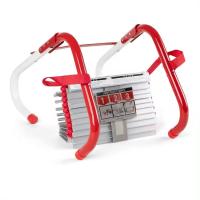China Aluminum Telescopic Fire Escape Ladder Retractable Emergency Window Two-Storey Balcony 30cm Step Distance for sale