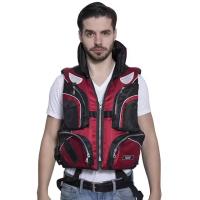 China CCS Certified Marine Lifesaving Fishing Vest with 80N Buoyancy and 100KG Capacity - 900D Waterproof Oxford Cloth for sale