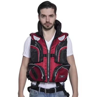 China CCS Certified Marine Lifesaving Fishing Vest with 80N Buoyancy and 100KG Capacity - 900D Waterproof Oxford Cloth for sale
