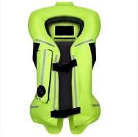 China Reflective Motorcycle Airbag Vest 600D Polyester Off-Road Riding Airbag System 1.5kg for sale