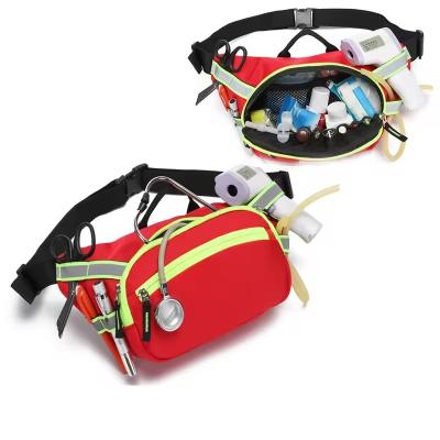 China Waterproof Nylon First Aid Waist Bag 38x18x10cm for Athletes Emergency Rescue for sale