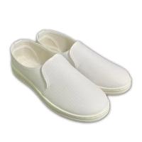 China White Non-Slip SPU Sole Anti-Static ESD Shoes Cleanroom Dust-Free for Factory Lab Size 34-48 for sale