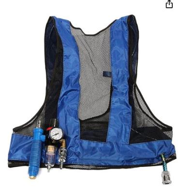China Rechargeable Cooling Vest Air Conditioner Jacket for Industrial Workers 12V Portable for sale