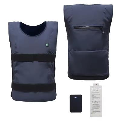 China Water Cooling Circulation Vest Refrigeration Fan Air Conditioner Vest Coat for Work People Cooling Vest Ice Pack Cooling for sale
