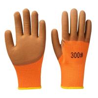 China Wholesale Latex Foam Coated Work Gloves 7 Gauge Polyester Safety Gloves Impact Protection for sale