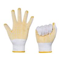 China Wholesale Nylon PVC Polka Dot Safety Gloves 45-80g Cotton Knit Work Gloves for sale