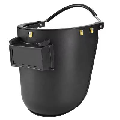 China PP Welding Helmet with Flip-Up Lens Holder 108x50x3mm for Gas Welding and Torch Cutting for sale