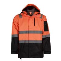 China Hi Vis Waterproof Safety Jacket Two Tone Reflective Workwear AS/NZS 1906.4 S-3XL for sale