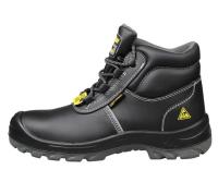 China Safety Jogger EOS S3 Steel Toe Safety Boots Black Leather 200J Impact Protection for sale