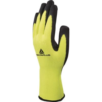 China Latex Foam Seamless Knitted Safety Gloves Wear Resistant Tear Resistant 7-21 Gauge for sale