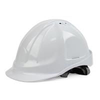 China ABS Construction Safety Helmet M Shaped Hard Hat with Headband ANSI Certified 6 Point Suspension for sale