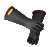 China Rubber Electric Insulating Gloves Class 00-4 11/14 Inch Dielectric Hand Protection for Electrician for sale